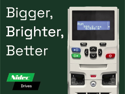 Nidec Drives | Nidec Drives release new KI-Keypad Plus to simplify ...